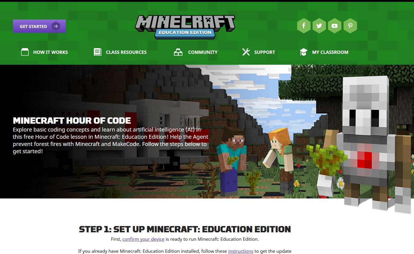 Gratis programmeerles met Minecraft "Hour of Code" - Schoolit
