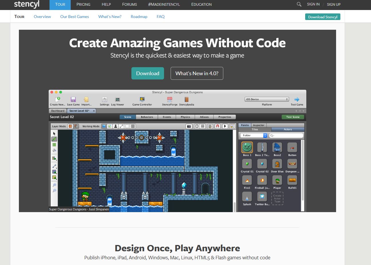 Stencyl: uitgebreider dan Scratch - Schoolit