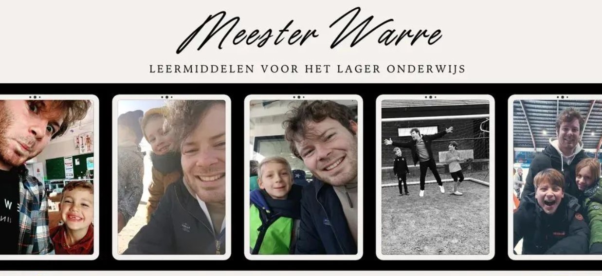 Meester Warre maakt en deelt eigen digitale leermiddelen - Schoolit